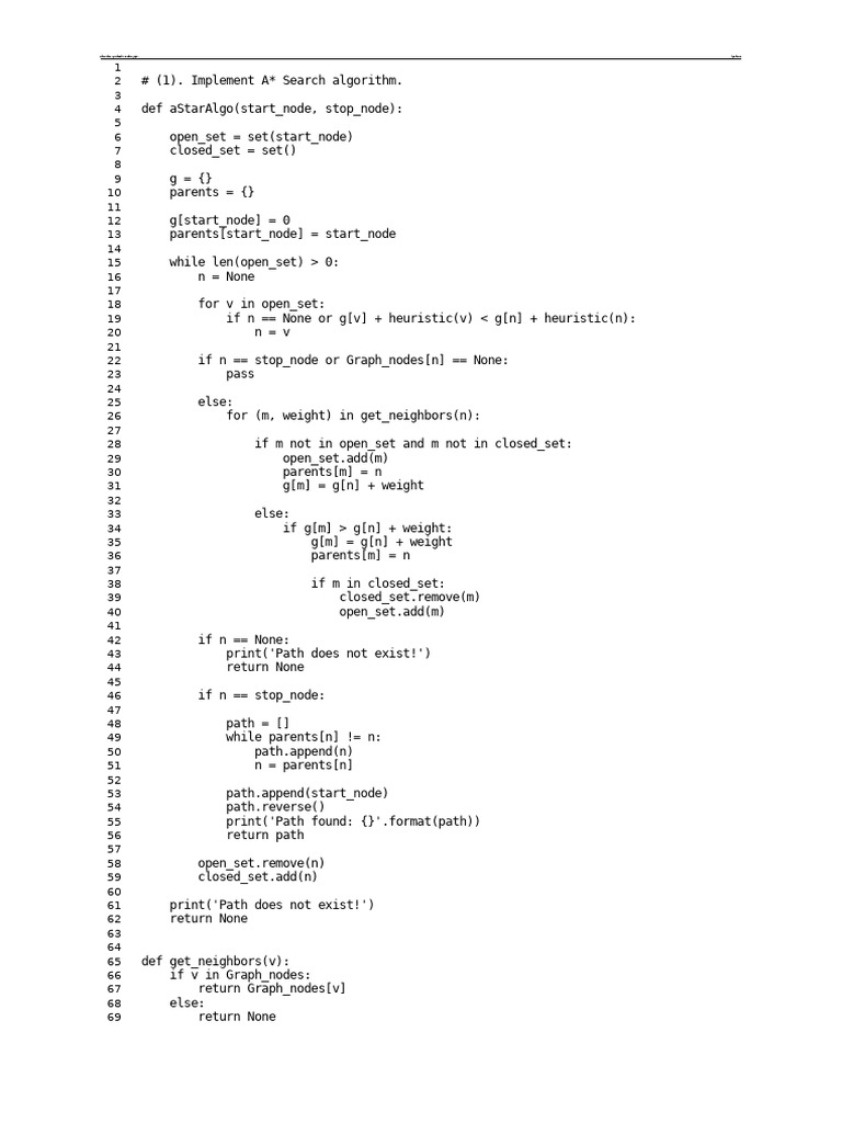 Lab Manual AIML | PDF