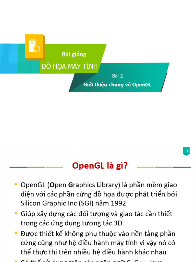 02_Gioi thieu_OpenGL (1) | PDF