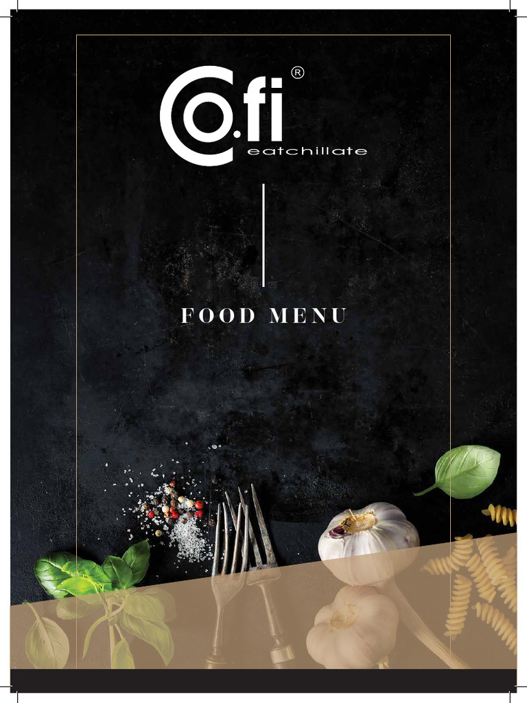 CO - FI Food Menu 08.2022 | PDF