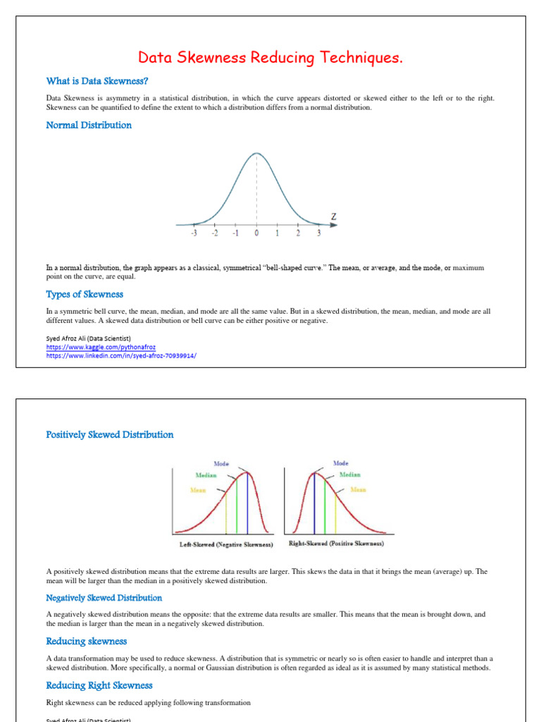 Skewness | PDF