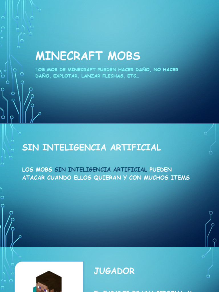 Minecraft Mobs | PDF | Hogar, jardinería y bricolaje