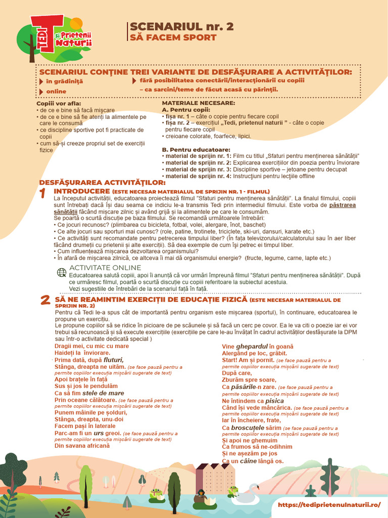 Lectia 2-Sa Facem Sport | PDF