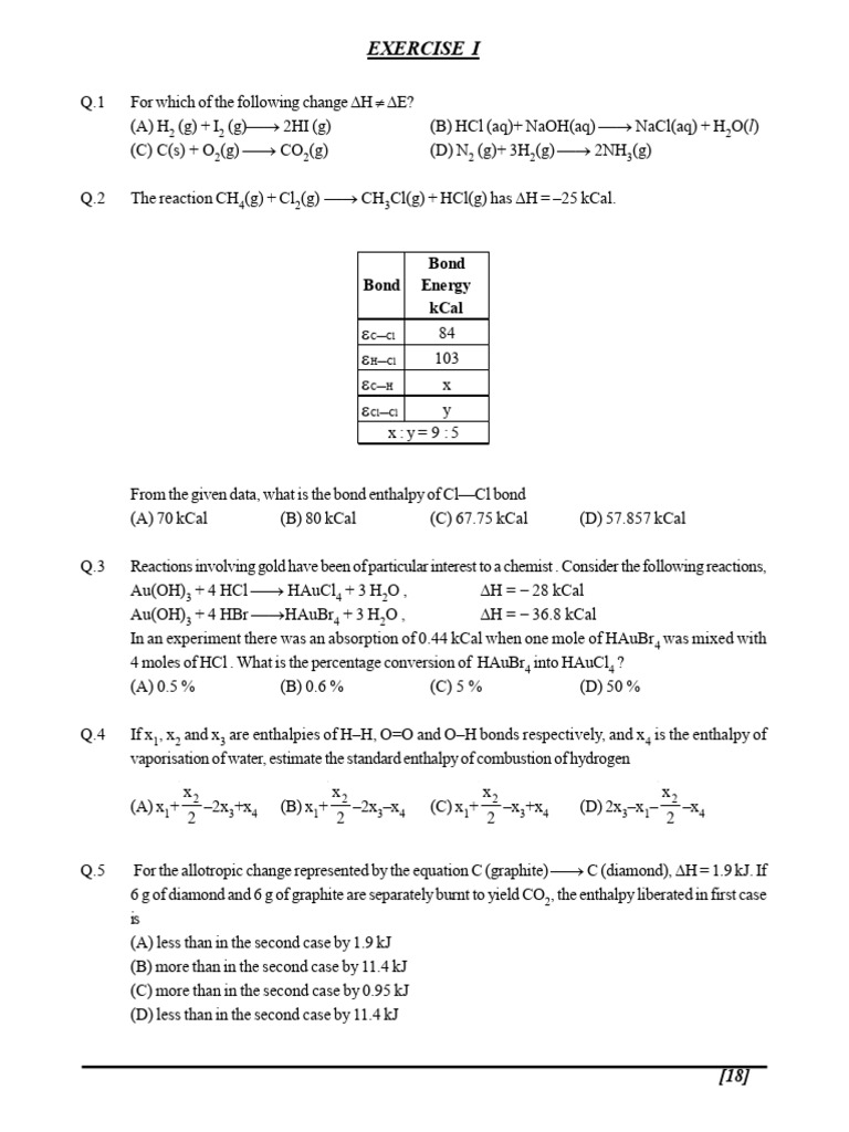 Thermodynamics Worksheet | PDF | Nature | Materials