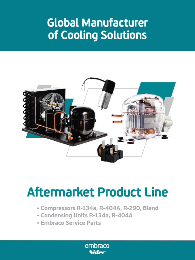 Embraco Aftermarket Product Line Catalog With Wiring Diagrams 85x112021 ...