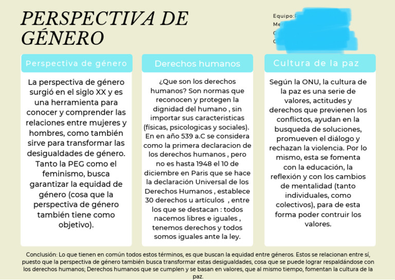 Perspectiva de Genero | PDF | Derechos humanos | Estudios de género