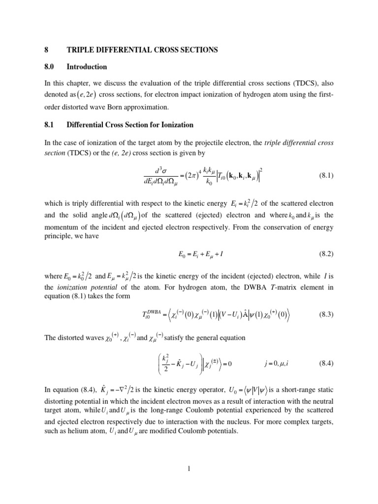 Inbound 6801777431570747537 | PDF | Wave Function | Cross Section (Physics)