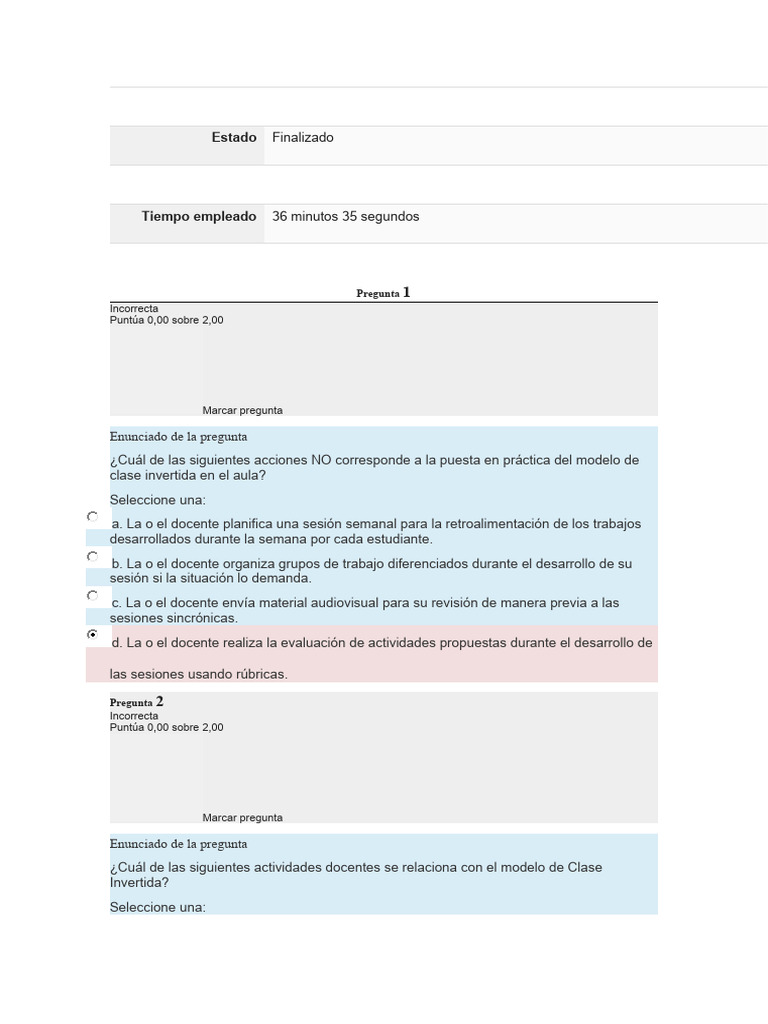Cuest Entrada | PDF | Evaluación | Aprendizaje