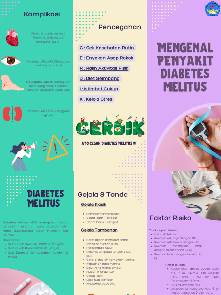 Leaflet - Diabetes Melitus | PDF