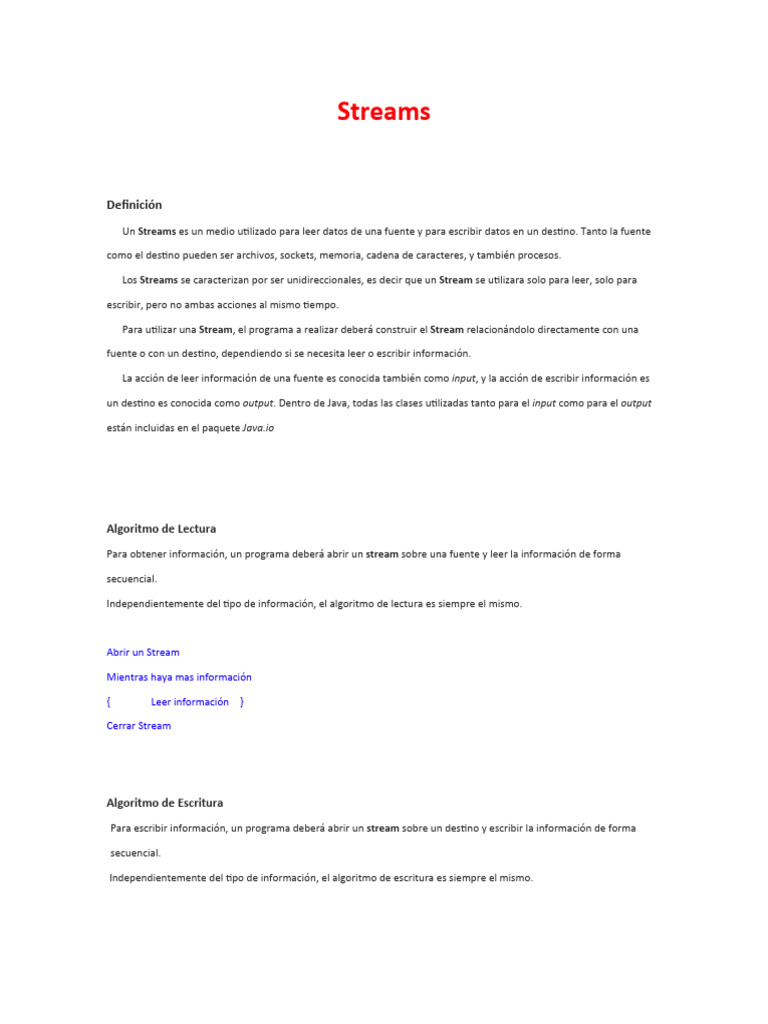 Flujos_Datos_Java | PDF | Archivo de computadora | Java (lenguaje de programación)