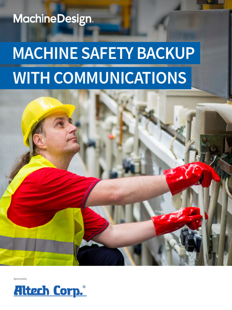 Machine Safety Backup With Communications | PDF | Rechargeable Battery ...
