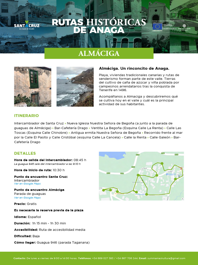 Fichas Rutas Anaga | PDF