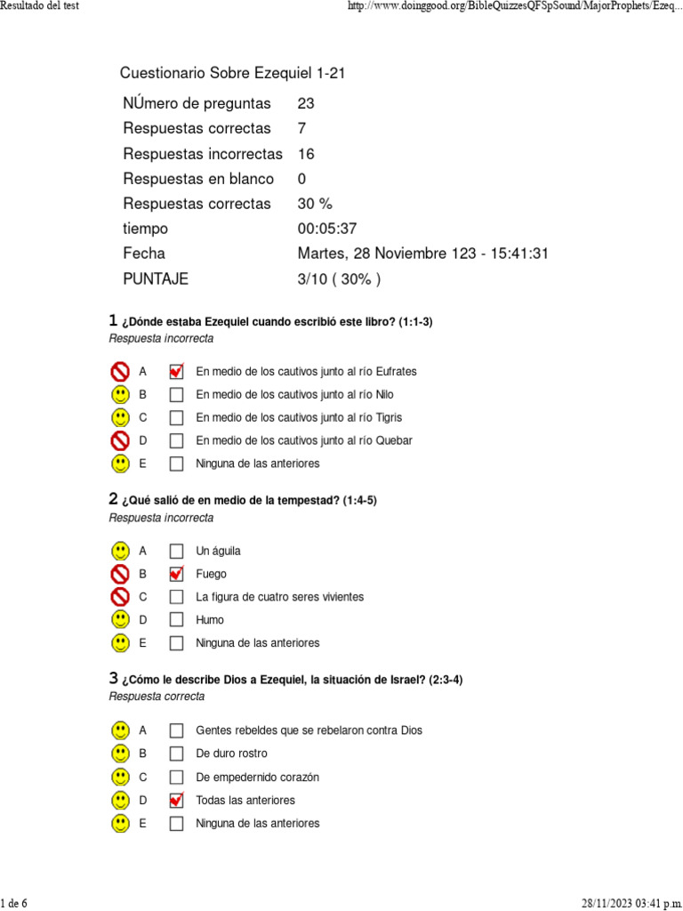 Libro De Ezequiel Pdf Ezequiel Biblia Hebrea