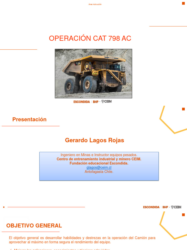 Operacion CAT 798AC | PDF | Tecnología