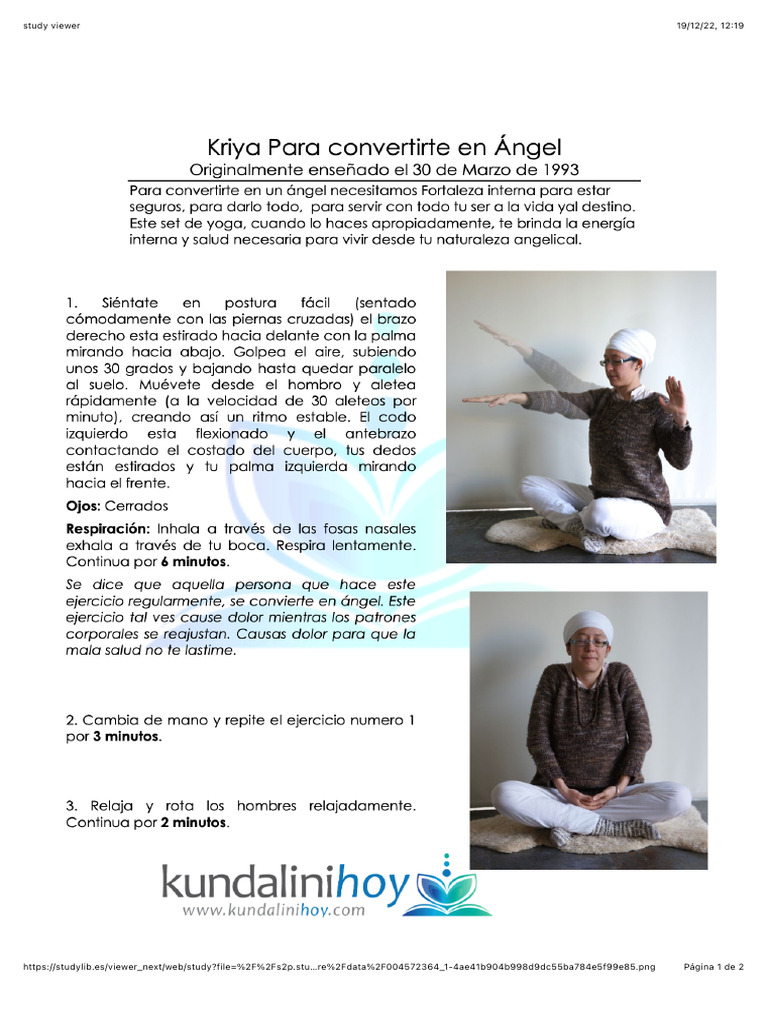Kriya para Convertirse en Un Angel | PDF