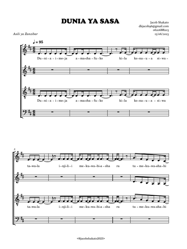 Dunia Ya Sasa | PDF