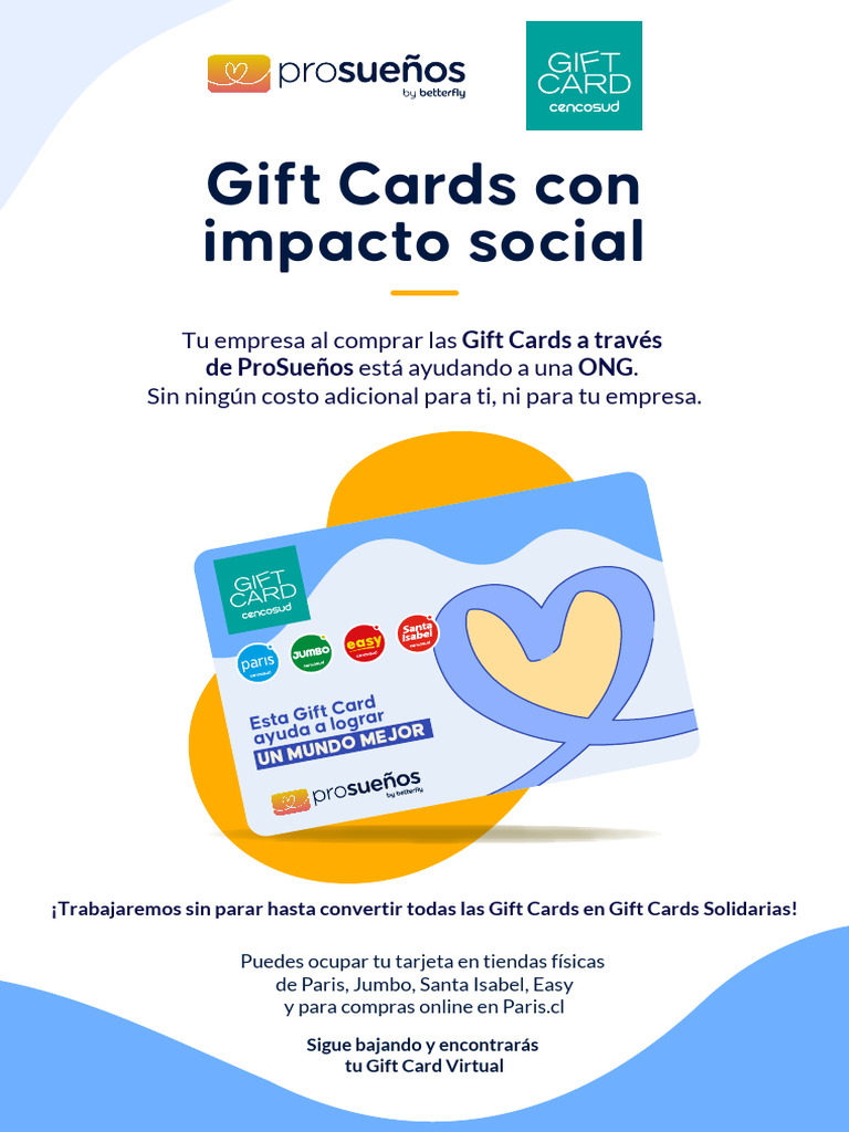 Gift Cards Con Impacto Social | PDF