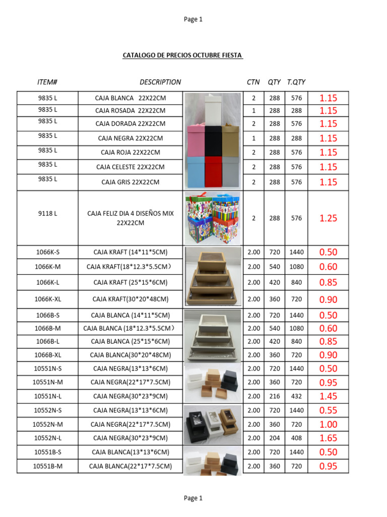 Catalogo 1 Panama Fiesta Octubre | PDF