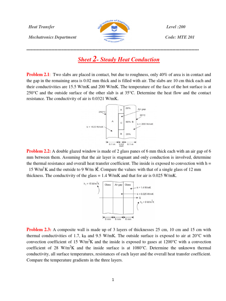 Heat Transfer 2 | PDF | Heat Transfer | Thermal Conductivity