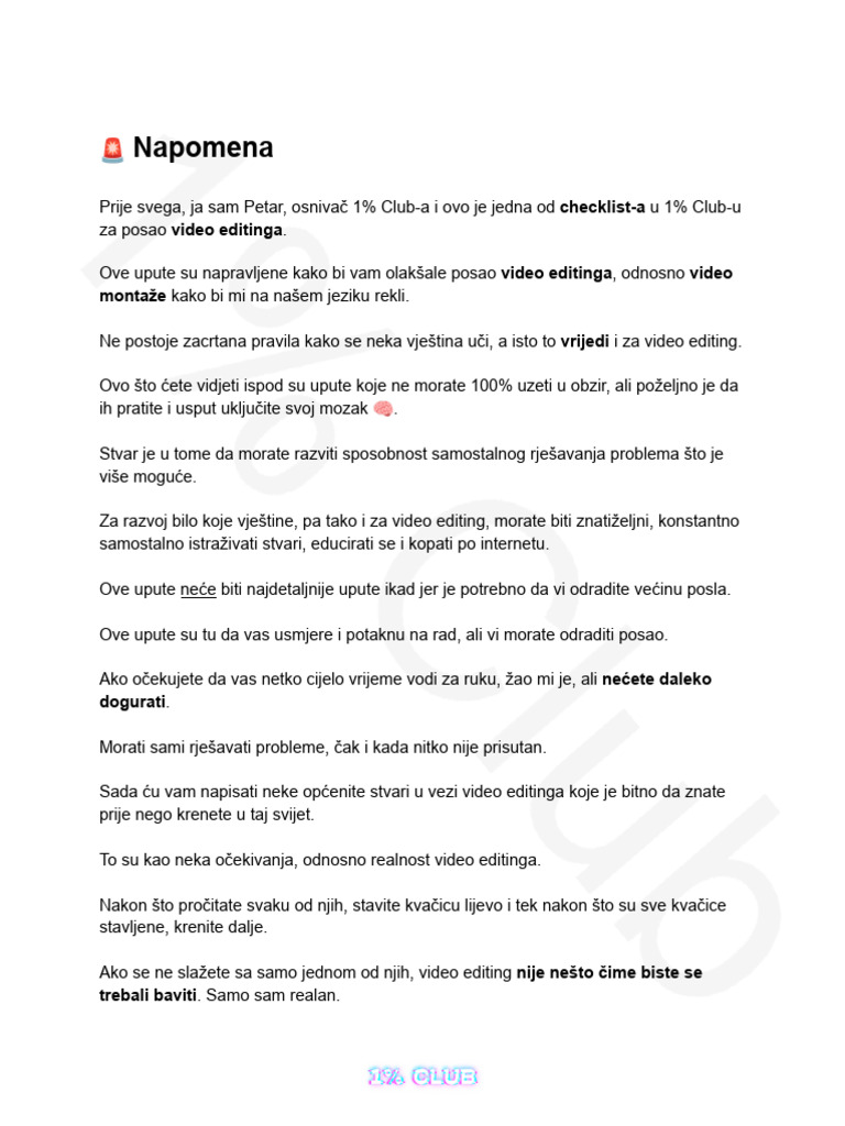 Video Editing Upute | PDF