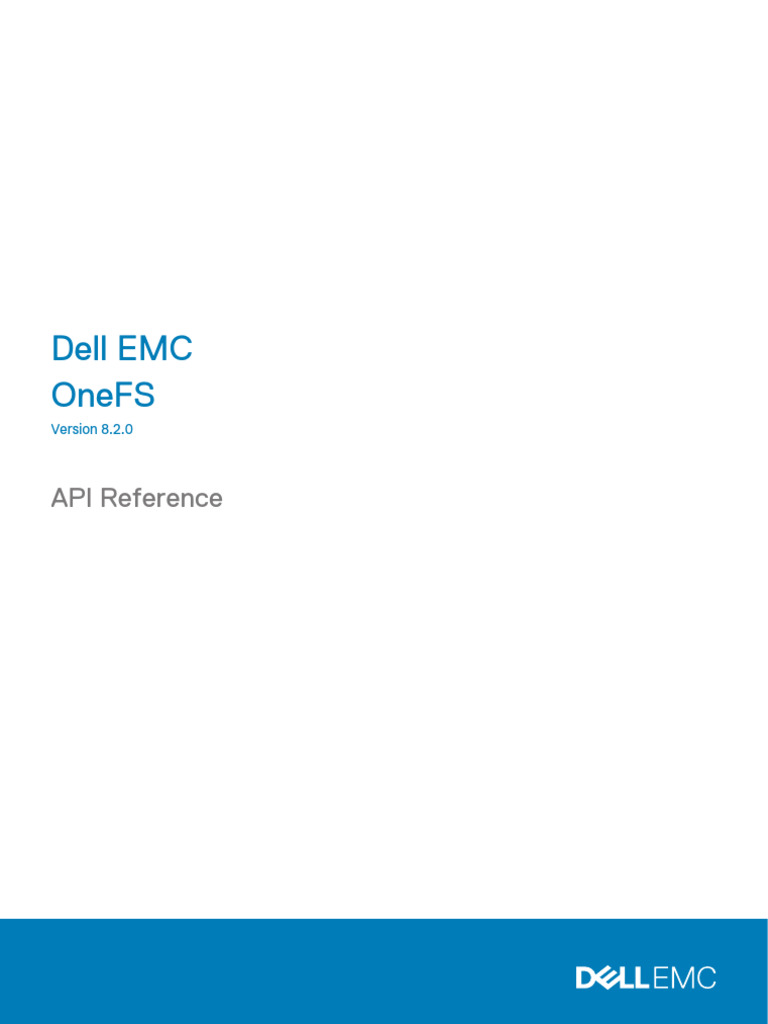 Onefs 8 2 0 Api Reference | PDF | Http Cookie | Uniform Resource Identifier