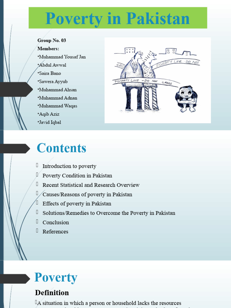 Poverty - in - Pakistan - by Group 03 Culture Health Society-1 ...