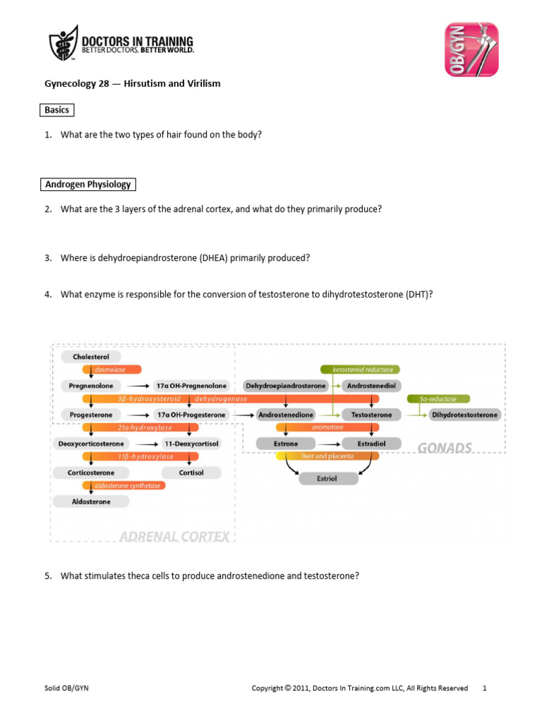 28 Hirsutism and Virilism | PDF | Polycystic Ovary Syndrome | Endocrinology
