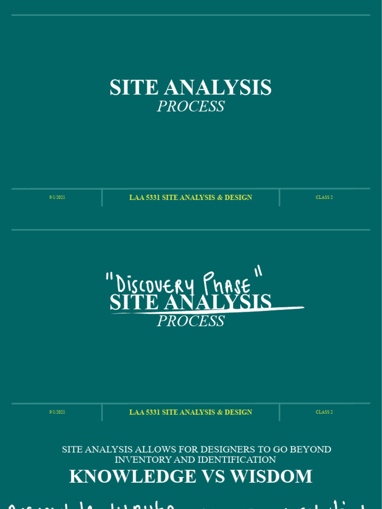 LAA 5331 Site Analysis | PDF