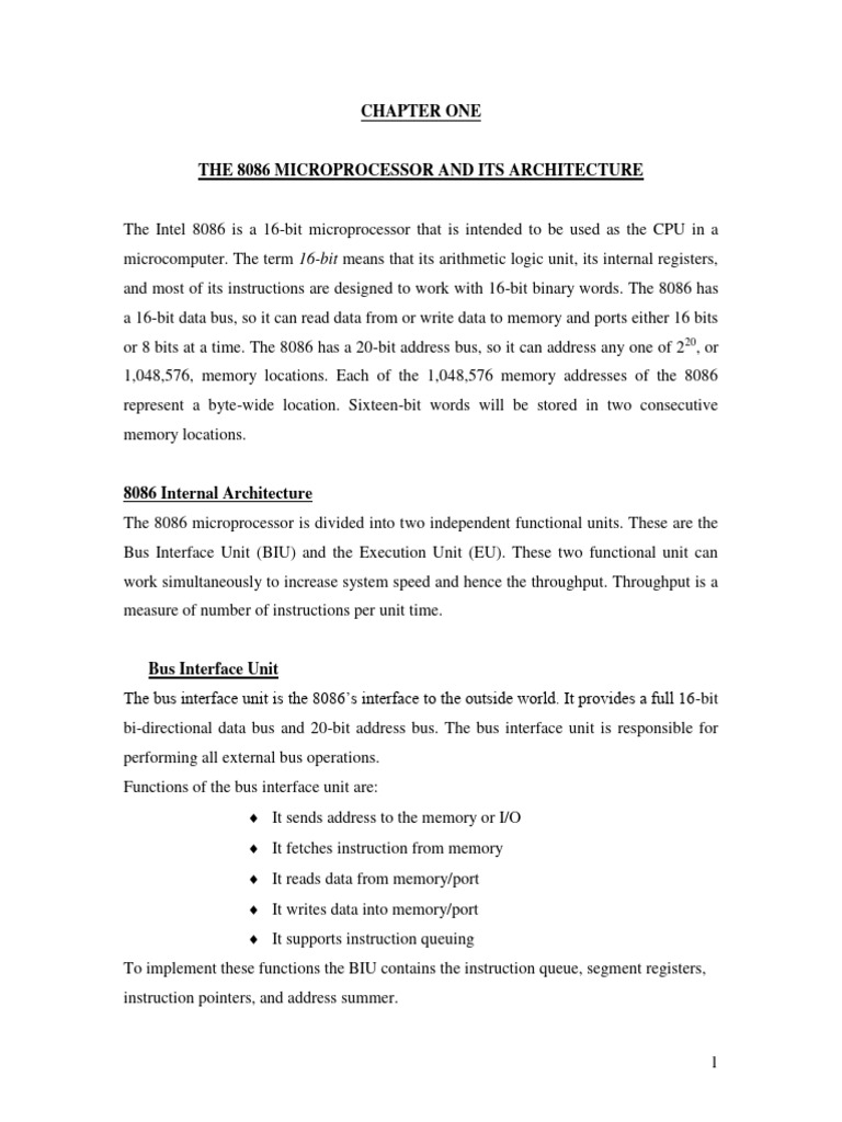 ch1 | PDF | Central Processing Unit | Computer Data