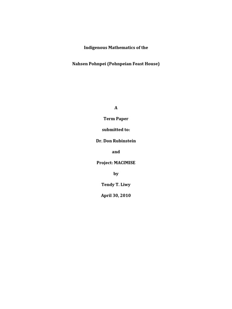 Liwy-Tendy-T-Nahsen-Pohnpei-Pohnpei-feast-house | PDF