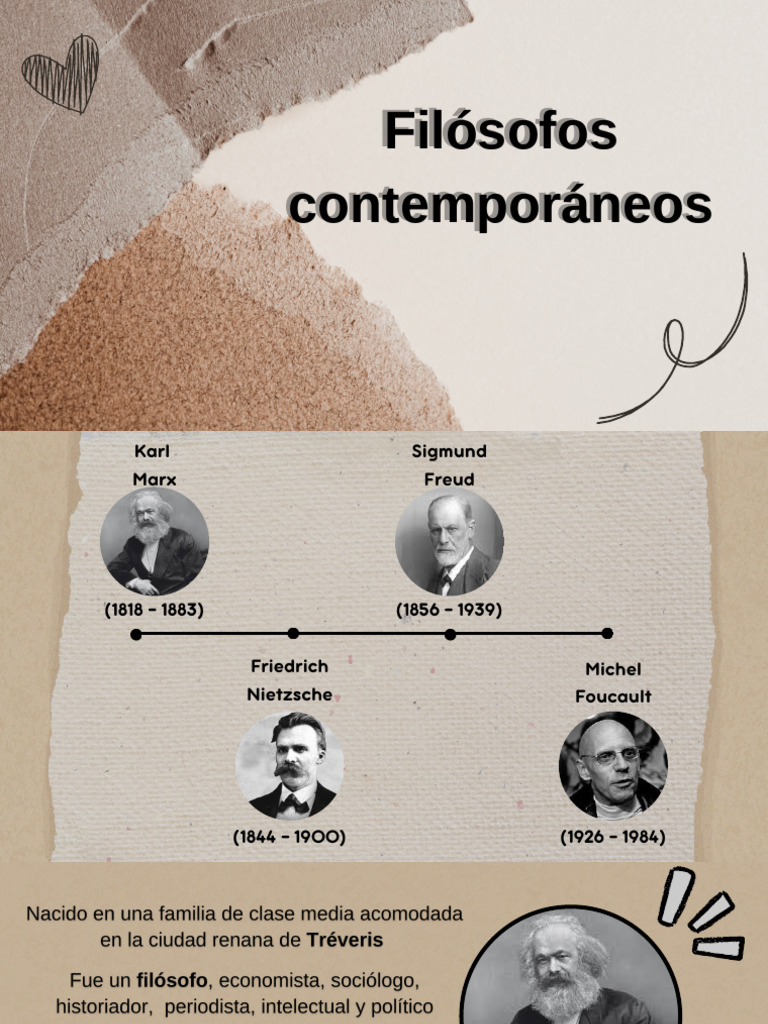 filosofos contemporaneos | PDF