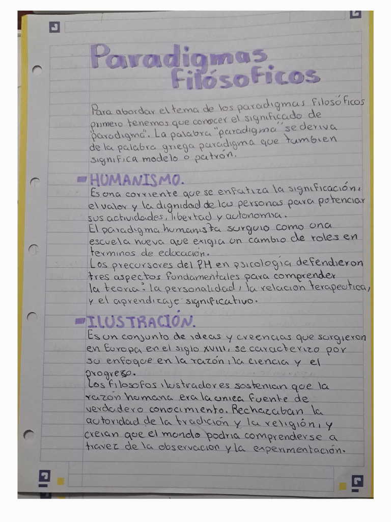 Paradigmas Filosóficos Escrito | PDF