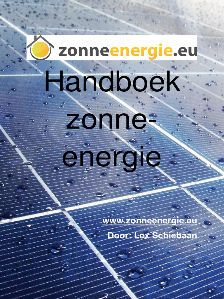 Handboek Zonne Energie | PDF