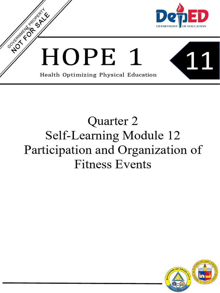 HOPE 1 Q2 M12 Print | PDF | Learning | Physical Fitness