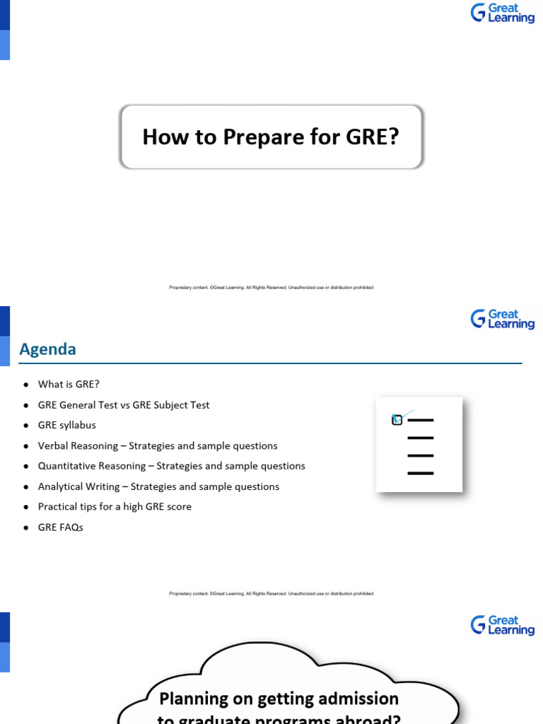 How+to+Prepare+for+GRE Final | PDF | Graduate Record Examinations | Equations