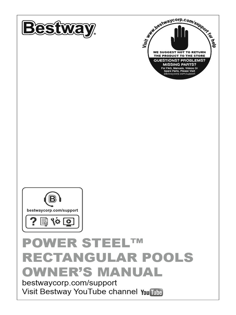 Bestway O | PDF | Water | Swimming Pool