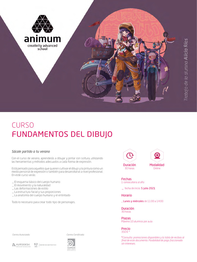 INFO-CURSO-FUNDAMENTOS-DIBUJO | PDF | Software | Maestros