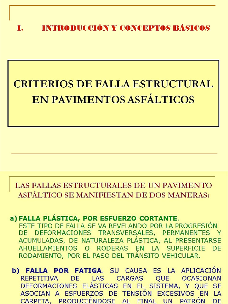 Criterios de Falla Estructural en Pavimentos | PDF | Fatiga (material ...