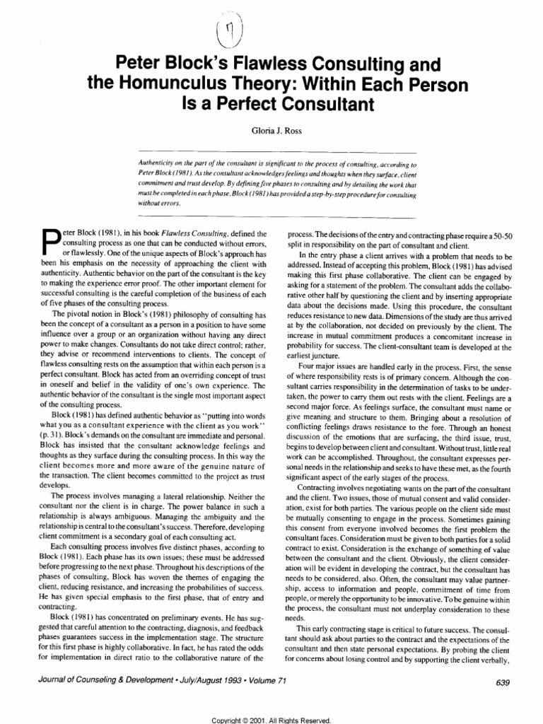 Peter Brock Flawless Consulting | PDF