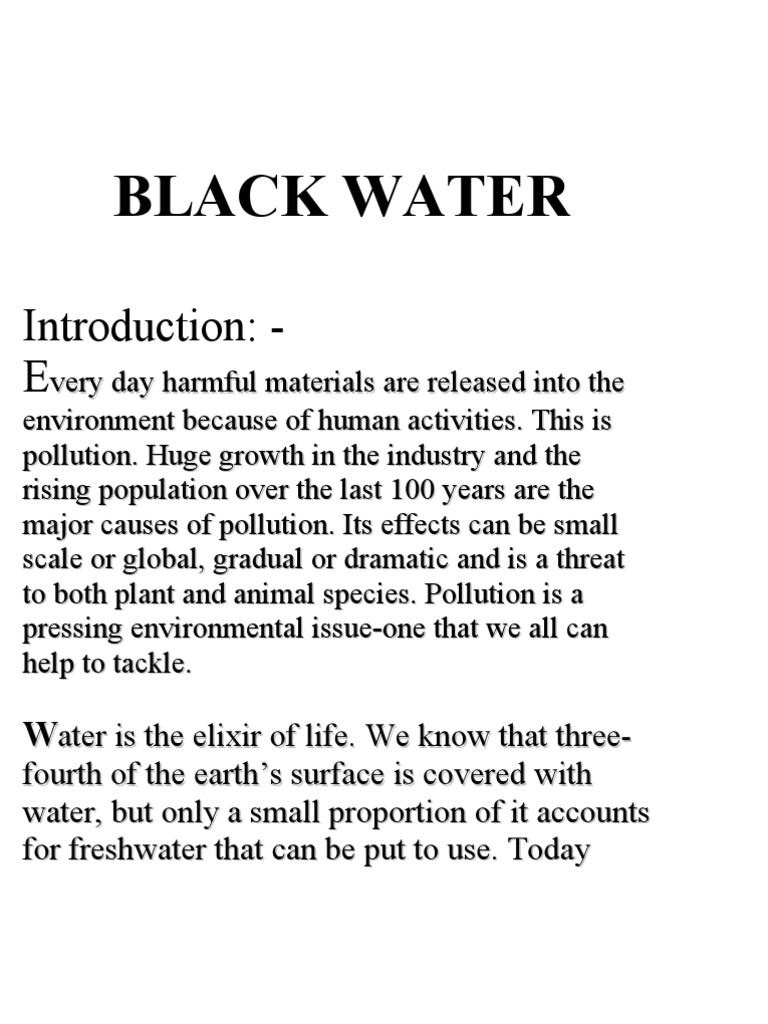 Water Pollution | PDF | Water Pollution | Sewage