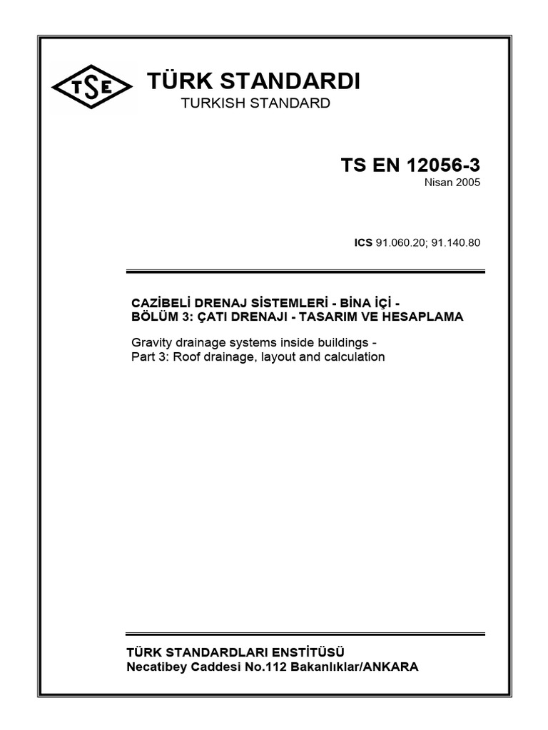 TS en 12056-3 | PDF