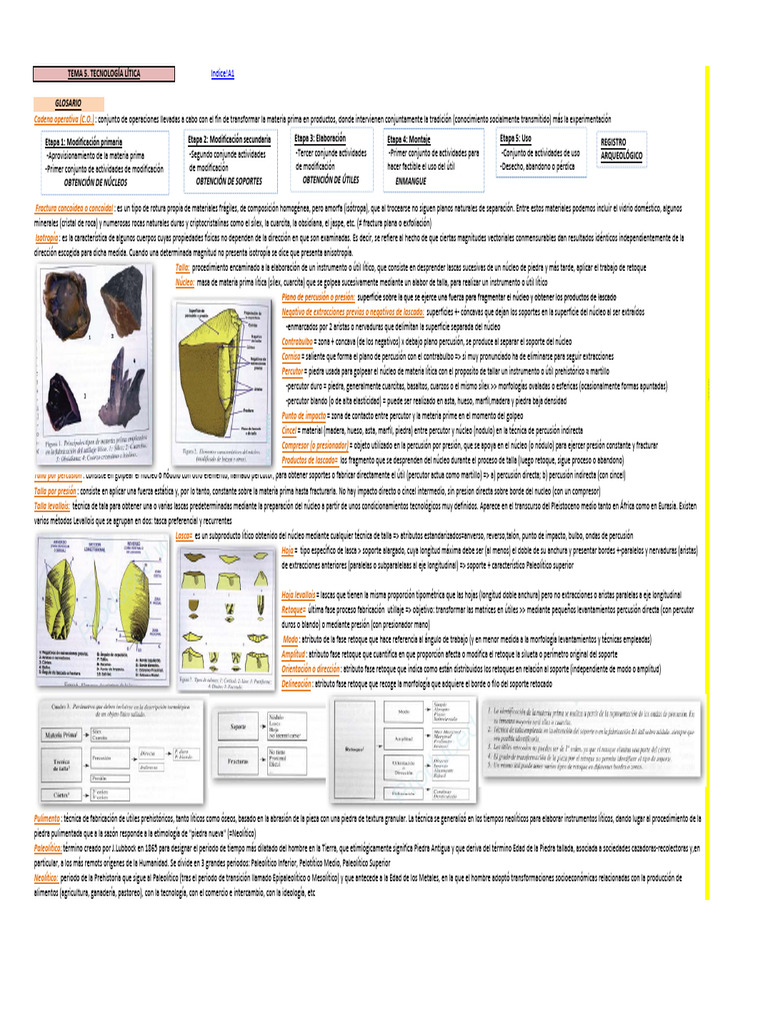 Metodología Lítica | PDF | Edad de Piedra