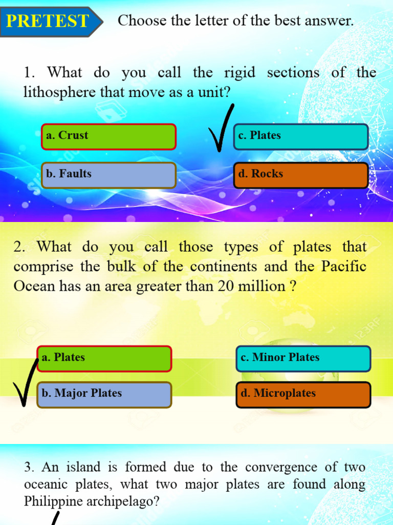 2. Major Lithospheric Plates | PDF | Plate Tectonics | Crust (Geology)