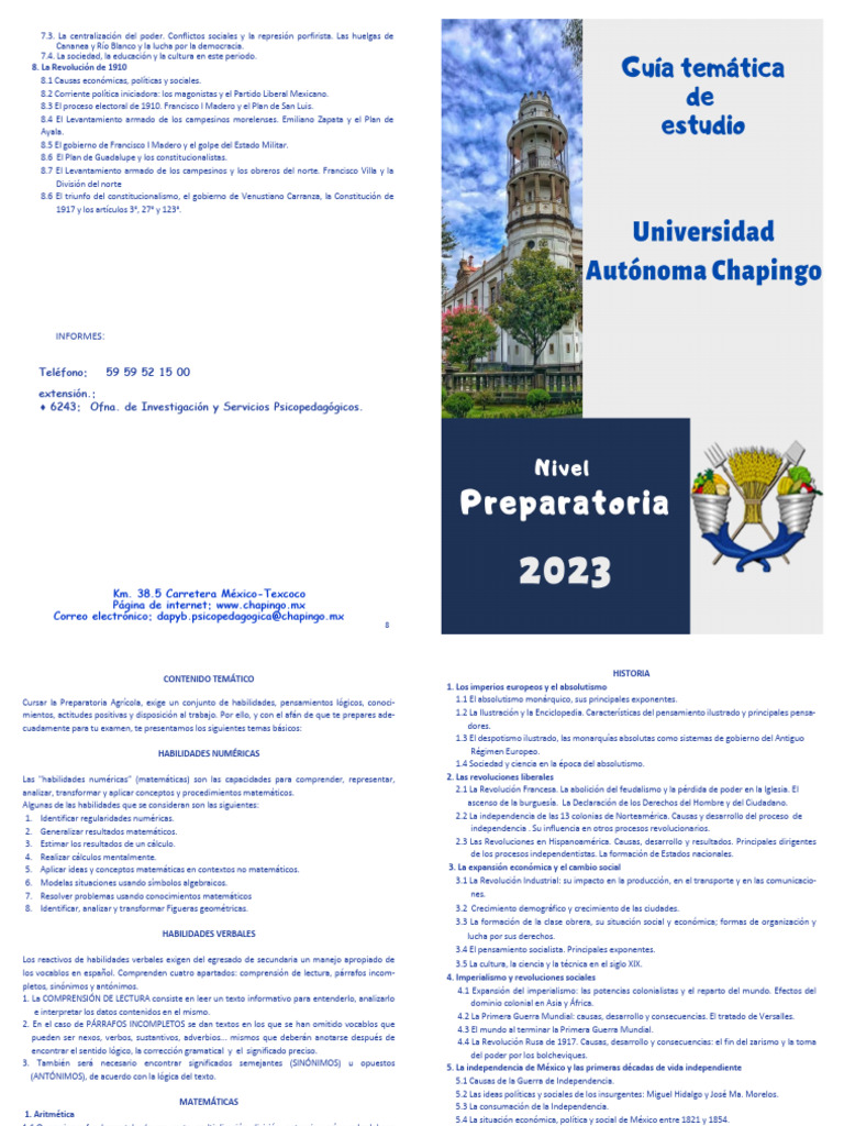 Guia 2023 Prepa | PDF