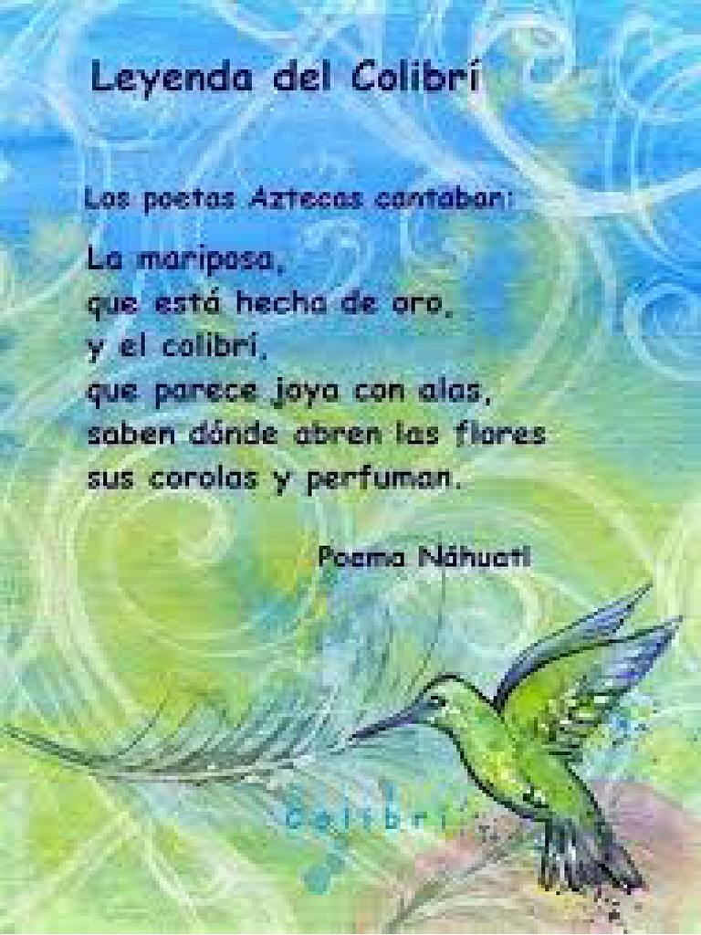 Discruso Del Colibri | PDF