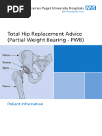 Total Hip Replacement Precautions Guide | PDF | Chair | Hip