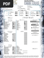 Project Moon TRPG Character Sheet | PDF