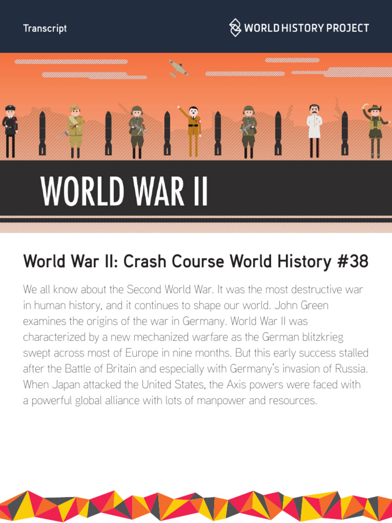 CC World War II CCWH 38 | PDF