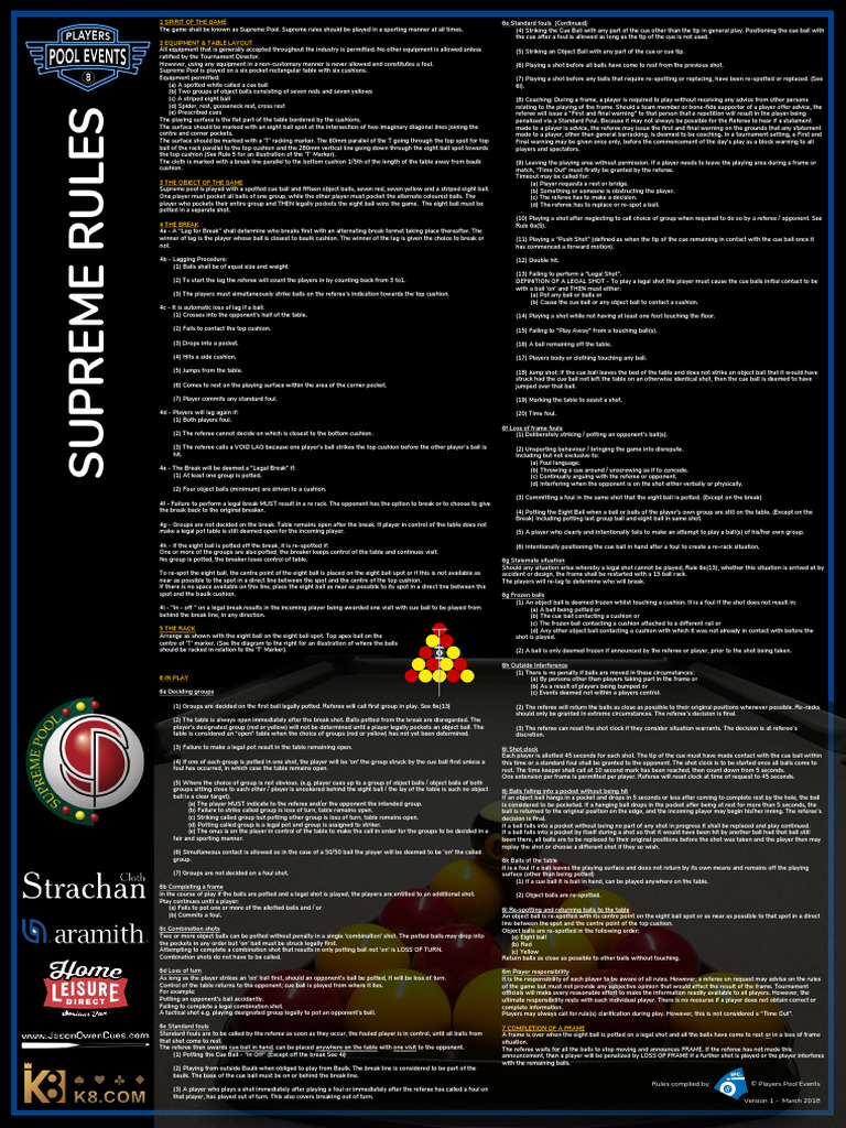 1 PPE - SupremeRules | PDF | Games Of Physical Skill | Sports