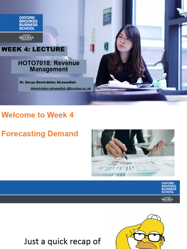 Week 4-DDA | PDF | Forecasting | Demand