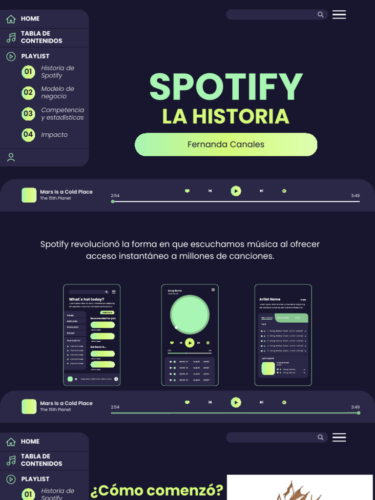 Presentación Spotify | PDF | Spotify